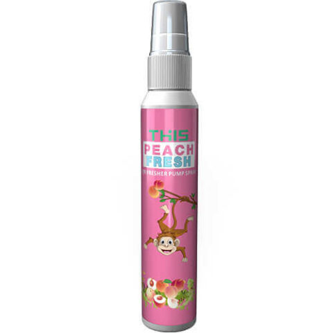 Mini air freshener peach fragrance spray perfume