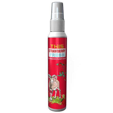 Car mini strawberry fragrance spray perfume