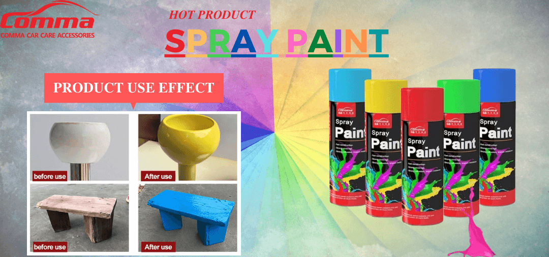 China Car Care Products Spray Paint Supplier - Comma