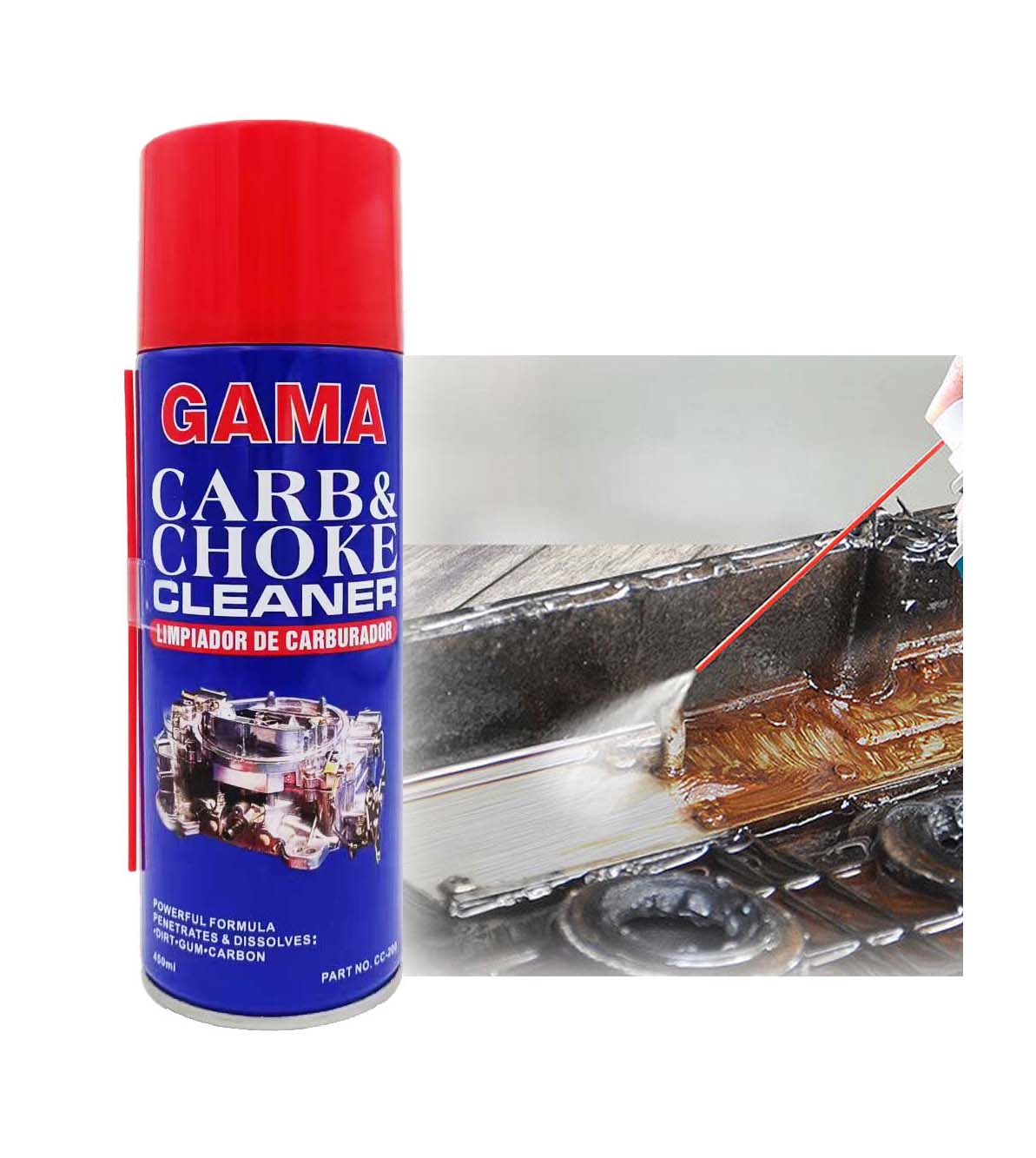 GAMA Carb Cleaner - Comma